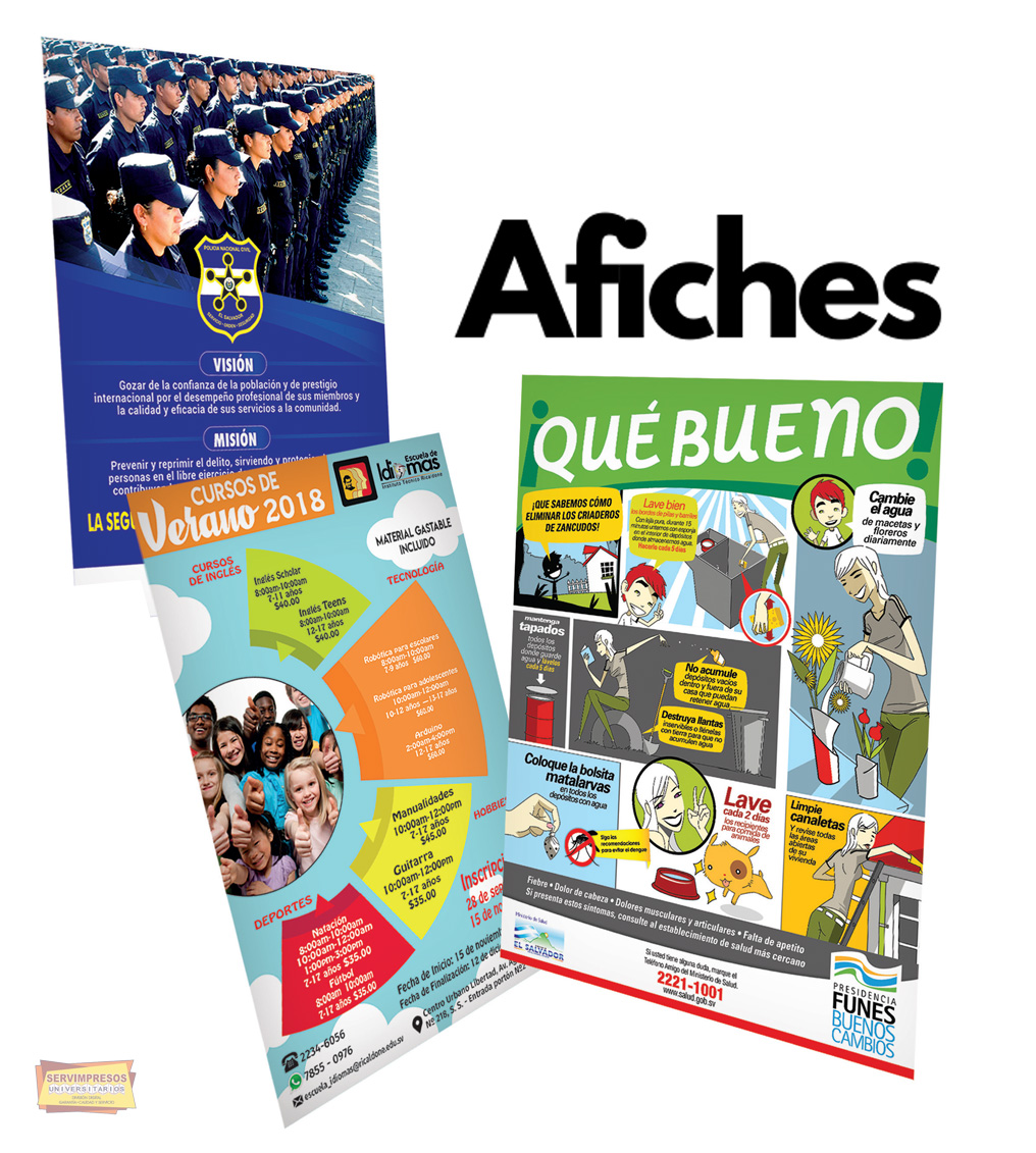 Afiches y Hojas Volantes – Servimpresos